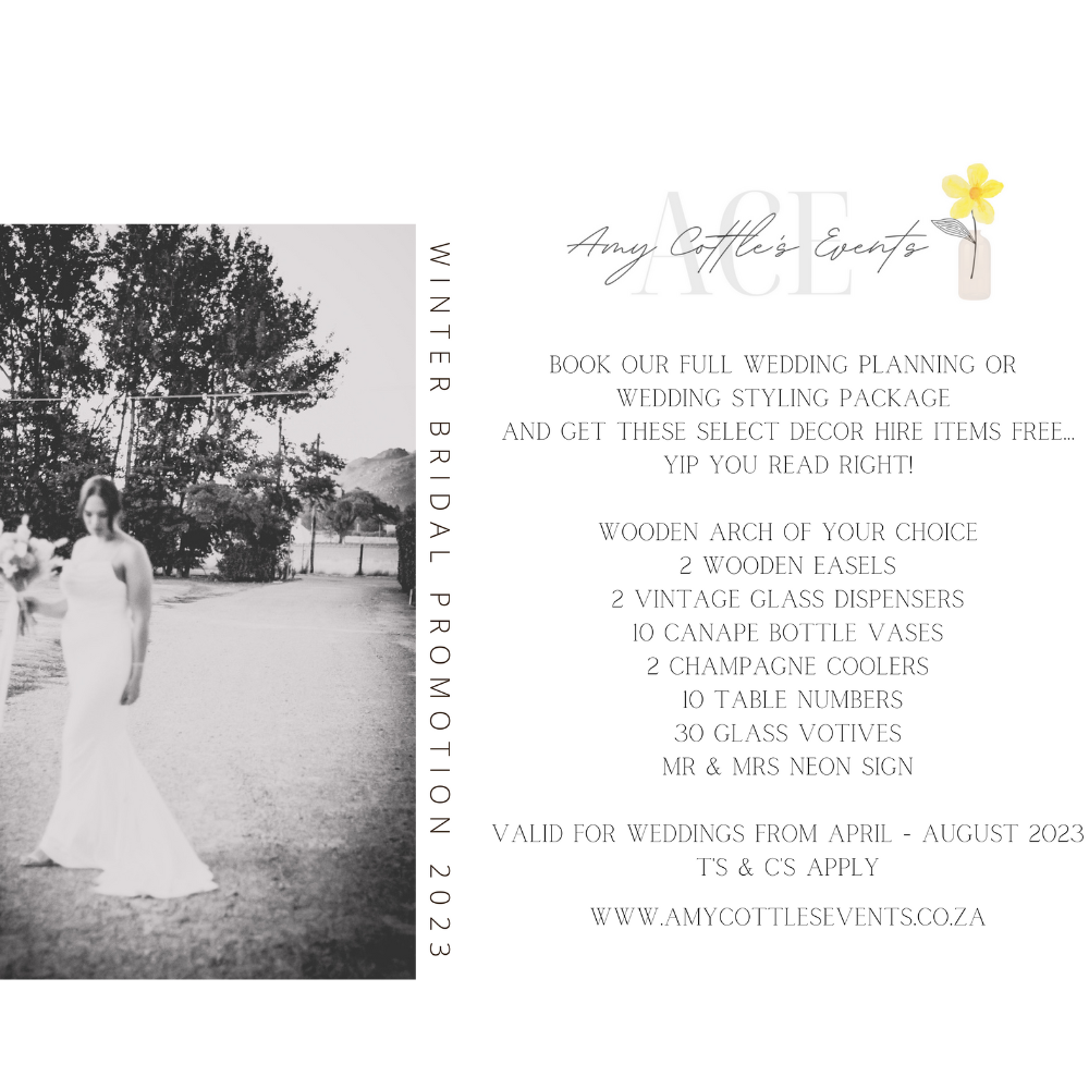 Amy Cottle's Events Winter Wedding Special | Competitions & Specials